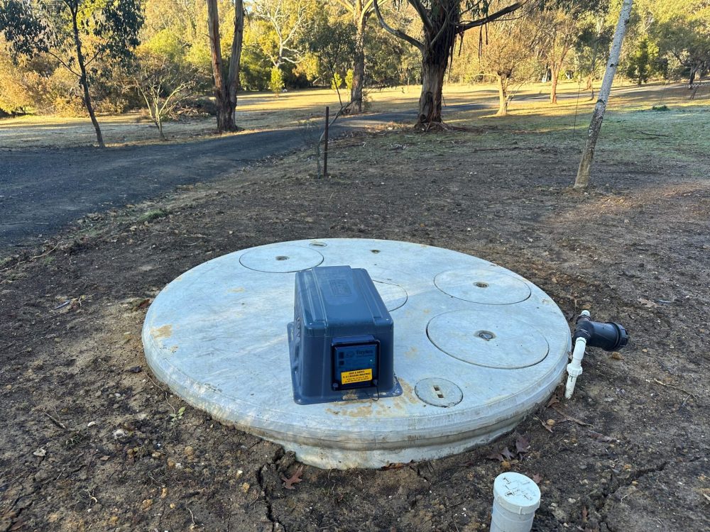 Taylex ABS Concrete Tank Installed in Glenlyon | R & F Building Industries